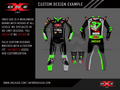 OneX USA Pro Race Custom One-Piece Leather Suit & Custom Gloves